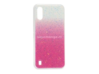 Futrola za Samsung Galaxy A01 leđa Glitter ombre - pink