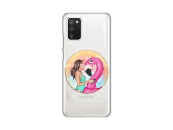 Futrola za Samsung Galaxy A02s/A03s PS poljubac flamingosu