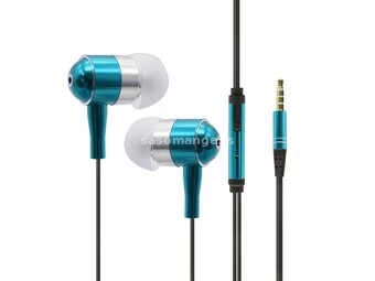 Slušalice (handsfree) univerzalne 3,5mm Ofia Bass plava