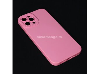 Futrola maska za iPhone 12 Pro Max leđa Silikon color - roza