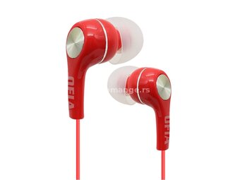 Slušalice (handsfree) univerzalne 3,5mm Ofia crvena