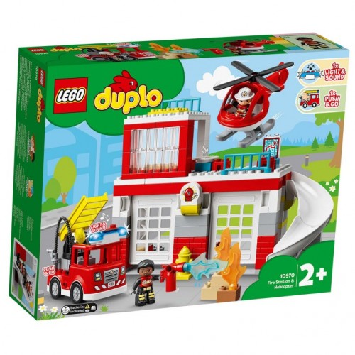 Vatrogasna stanica i helikopter Lego Duplo Town