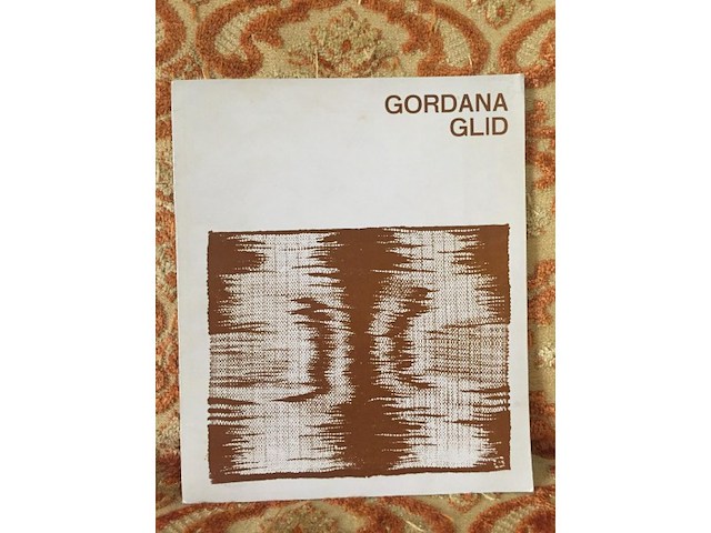 GORDANA GLID izložba tapiserija i tekstila 1976.