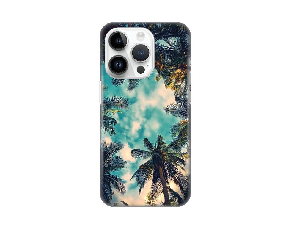 Silikonska futrola PRINT Skin - iPhone 14 Pro Palm tree