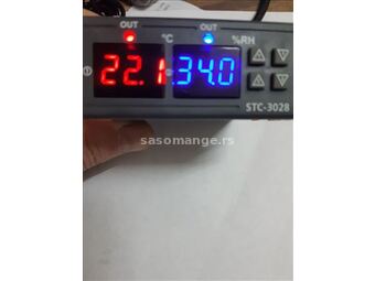 Termostat 220V 10 amp AC - regulator vlage i temp.