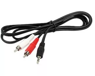 Kabl audio 3.5mm – 2xRCA 10m crni