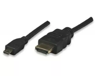 Kabl HDMI (M) – HDMI Mikro-D (M) 1.5m crni