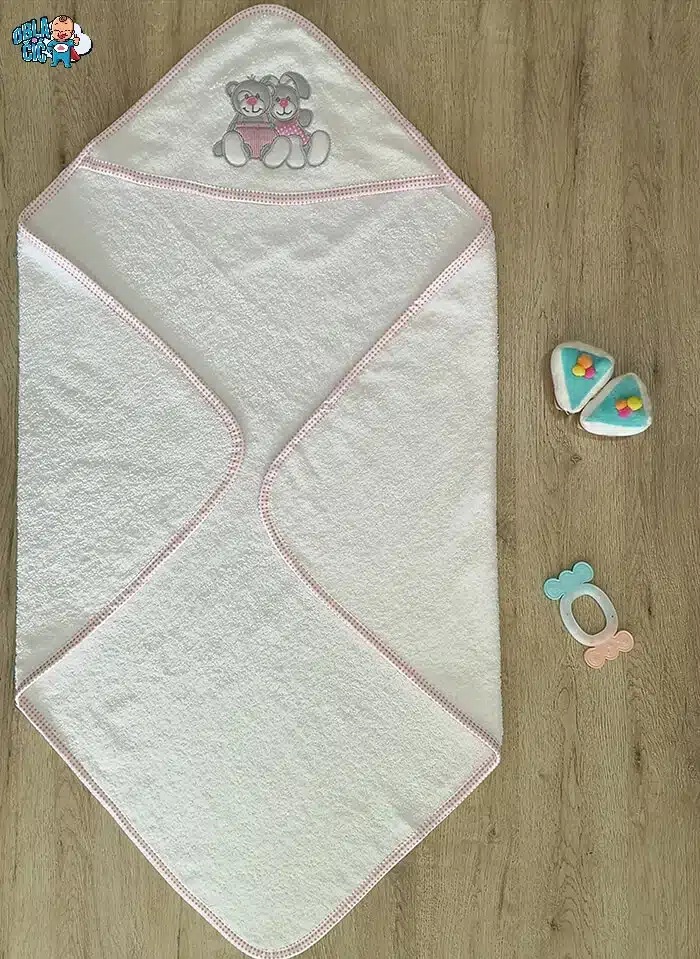 Peškir za bebe Meda I Zeka 100×100