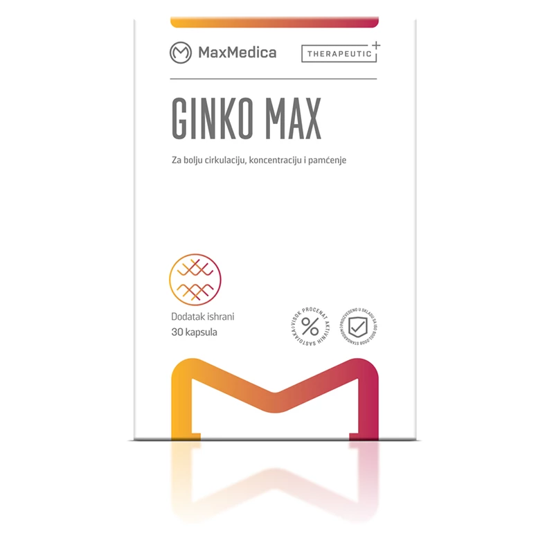 MAX MEDICA GINKO MAX CAPS 30X80MG