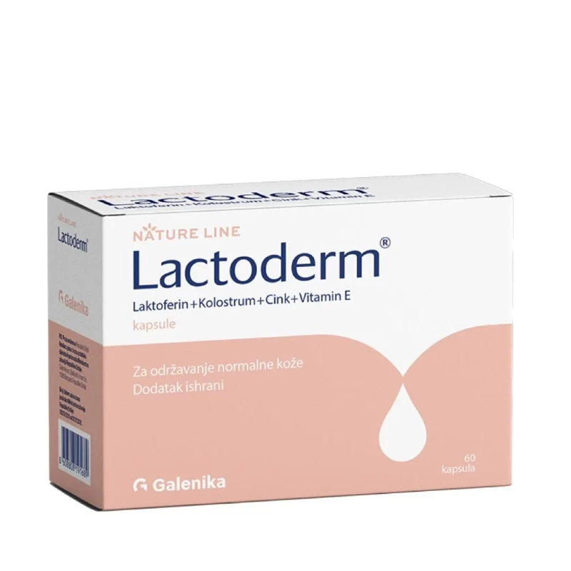 LACTODERM CAPS 60X, za kožu bez akni