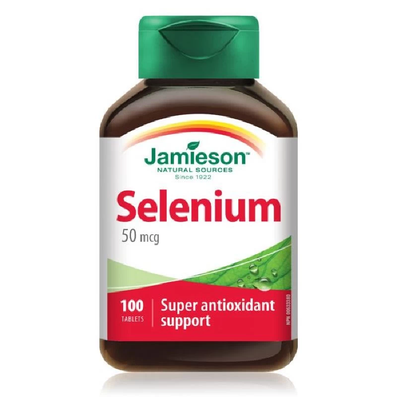 JAMIESON SELENIUM TBL 100X50MCG
Deluje na metabolizam hormona štitne žlezde i omogućava njeno normalno funkcionisanje.
