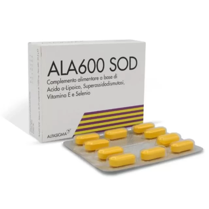 ALA600 SOD FILM TBL 20X
U stanju već prisutne prehlade pomaže da se ona lakše prevaziđe i da simptomi traju kraće.