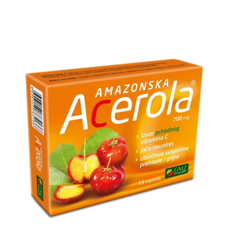 AMAZONSKA ACEROLA CAPS 15X700MG