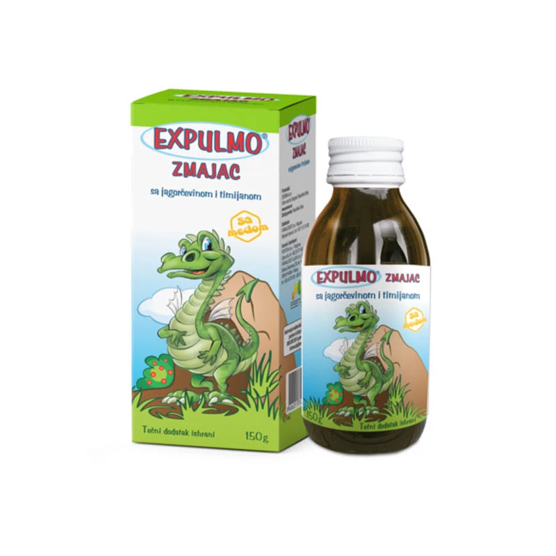 EXPULMO ZMAJAC SIRUP SA JAGORCEVINOM+TIMIJAN 150G