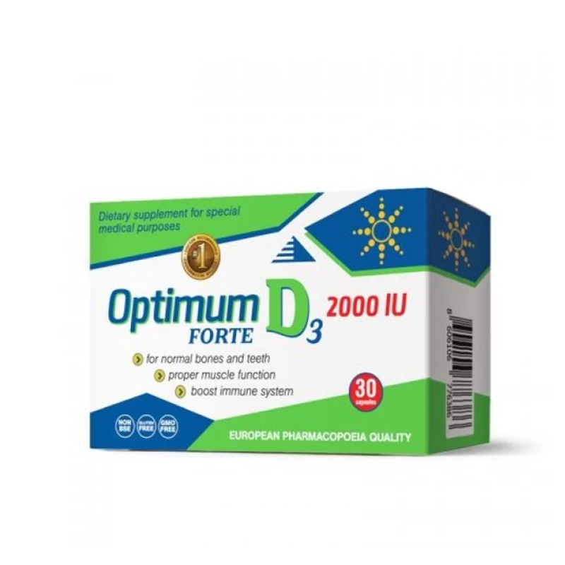 AMN OPTIMUM D3 2000 FORTE CAPS 30X