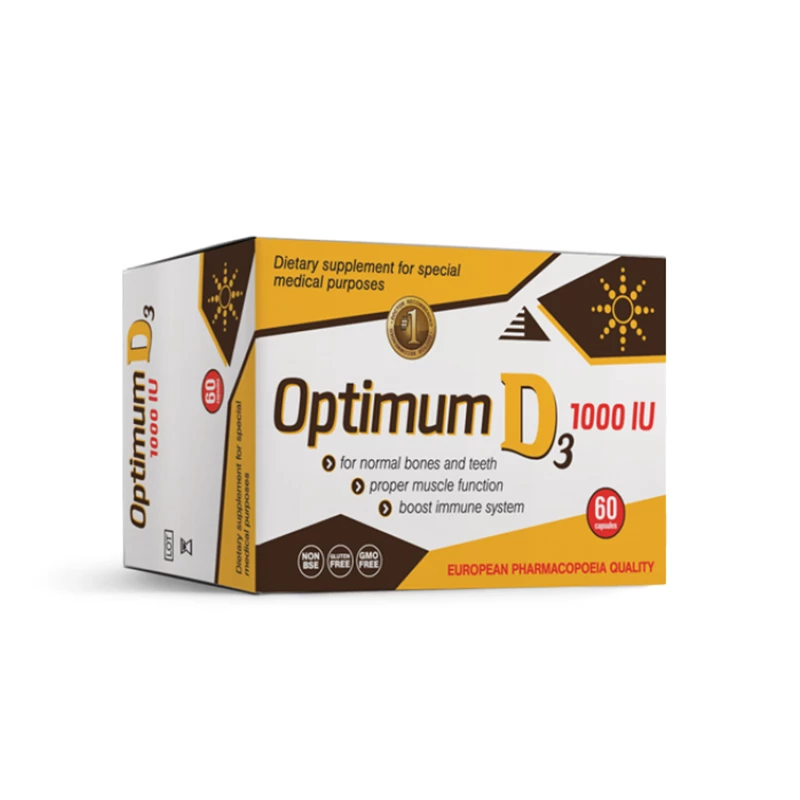AMN OPTIMUM D3 1000 CAPS 60X
