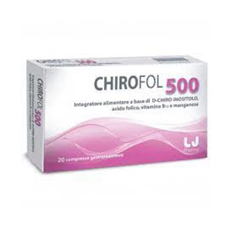 CHIROFOL TBL 20X500MG