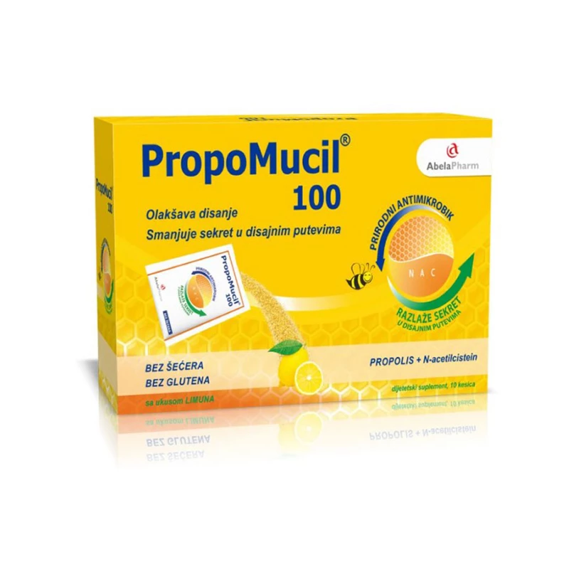 PROPOMUCIL KESICE 10X100MG