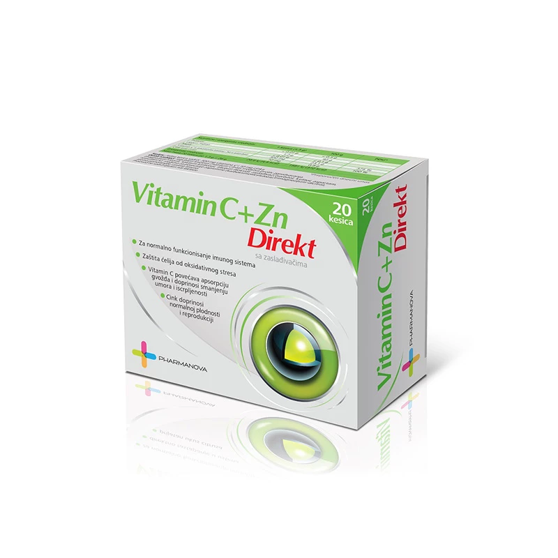 VITAMIN C+ZN KESICE DIREKT 20X PHARMANOVA