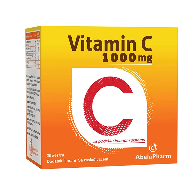 VITAMIN C KESICE 30X1000MG ABELA