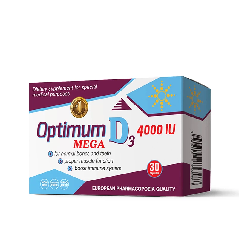 AMN OPTIMUM D3 4000 MEGA CAPS, 4000 IJ