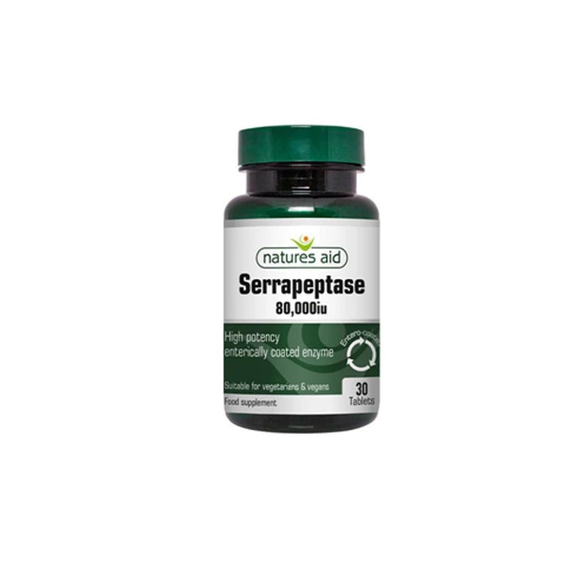 Natures aid serrapeptase tbl 30x80000iu