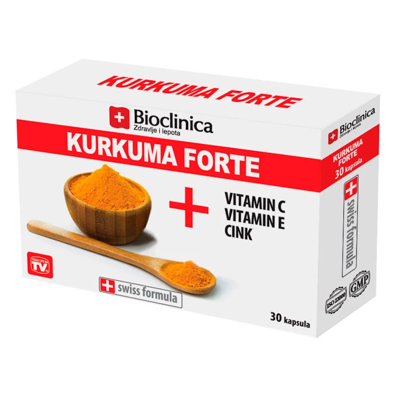 Bioclinica kurkuma forte caps 30x