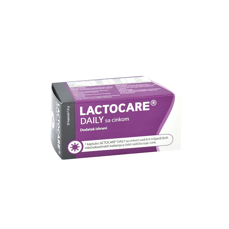 LACTOCARE DAILY SA CINKOM CAPS 20X