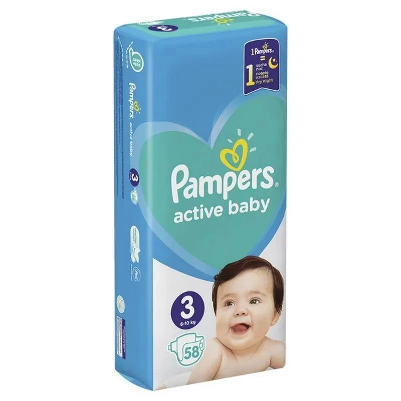 PAMPERS PELENE AB VP 3 MIDI 58X PAKET