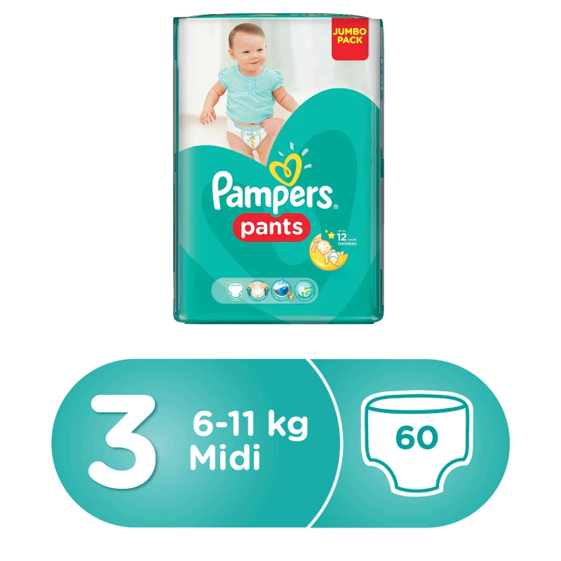 PAMPERS GACE JP 3 MIDI 60X A1