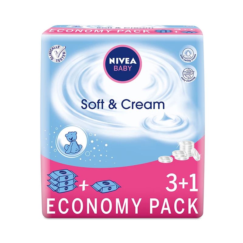 NIVEA MARAMICE VLAZNE SOFT 4X63