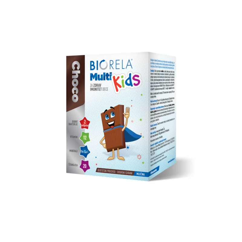 BIORELA MULTI KIDS STANGLICE 20X