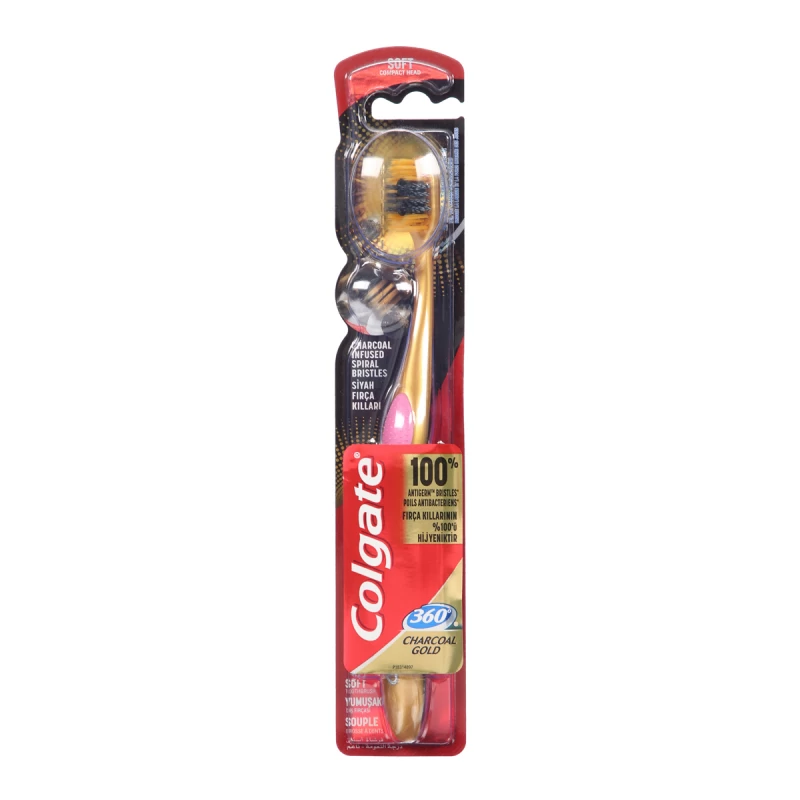 COLGATE CETKICA 360 CHARCOAL GOLD ONLY