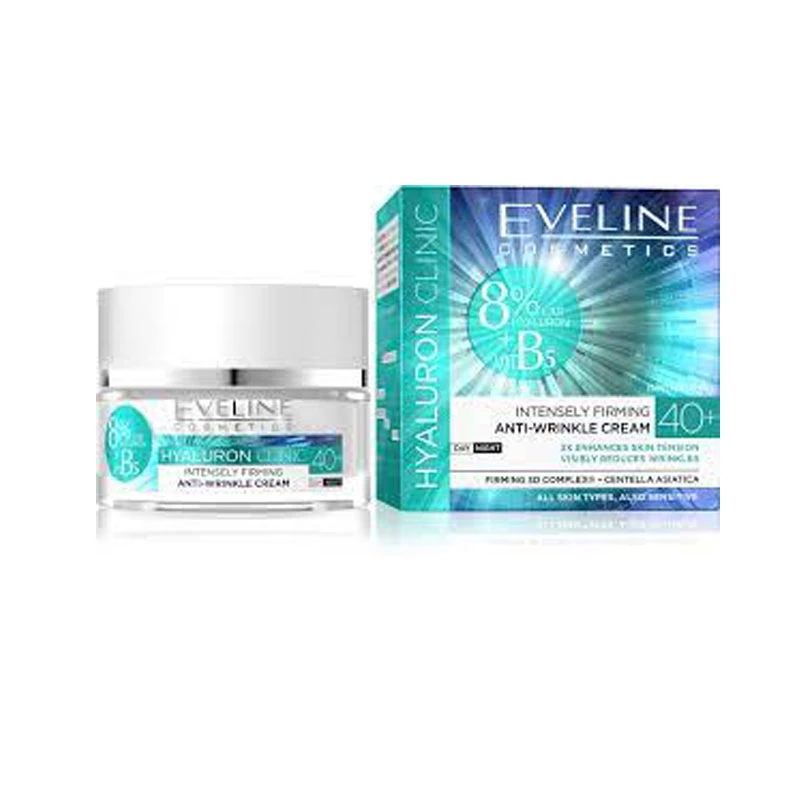 Eveline hyaluron clinic day & night cream 40+ 50ml