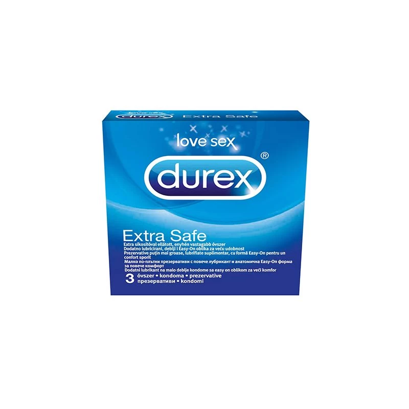 DUREX PREZERVATI EXTRA SAFE 3X