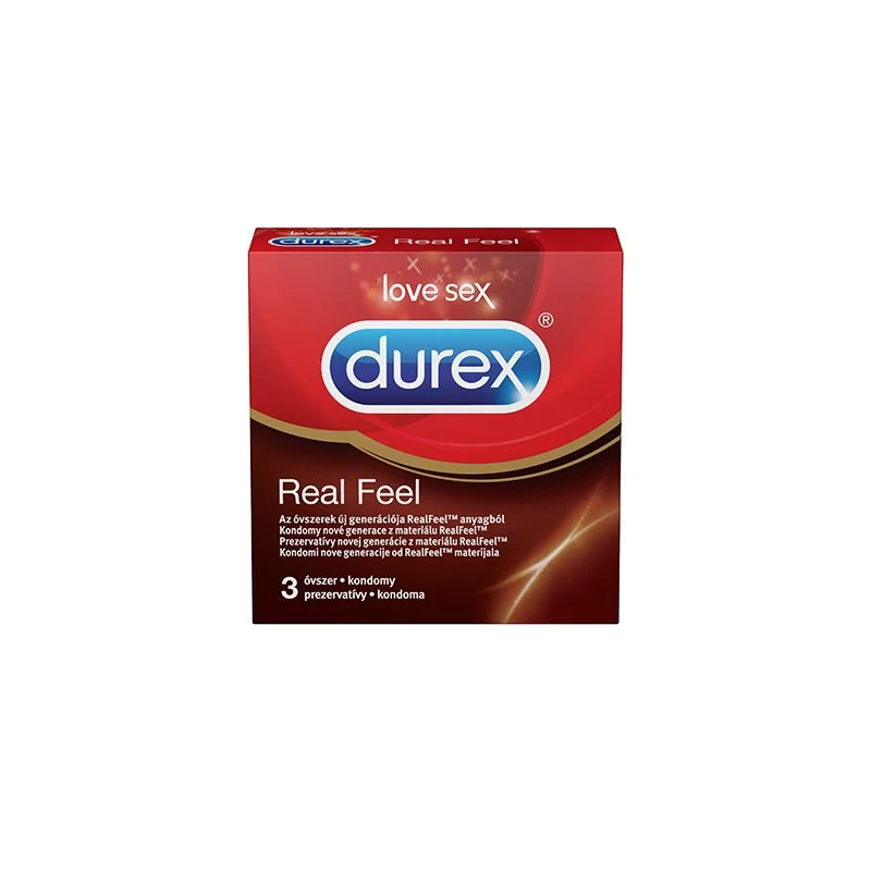 DUREX PREZERVATI REAL FEEL 3X