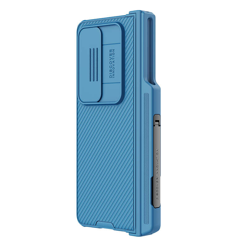 Maskica Nillkin CamShield Pro za Samsung F936B Galaxy Z Fold 4 5G (with pen slot & stand) plava