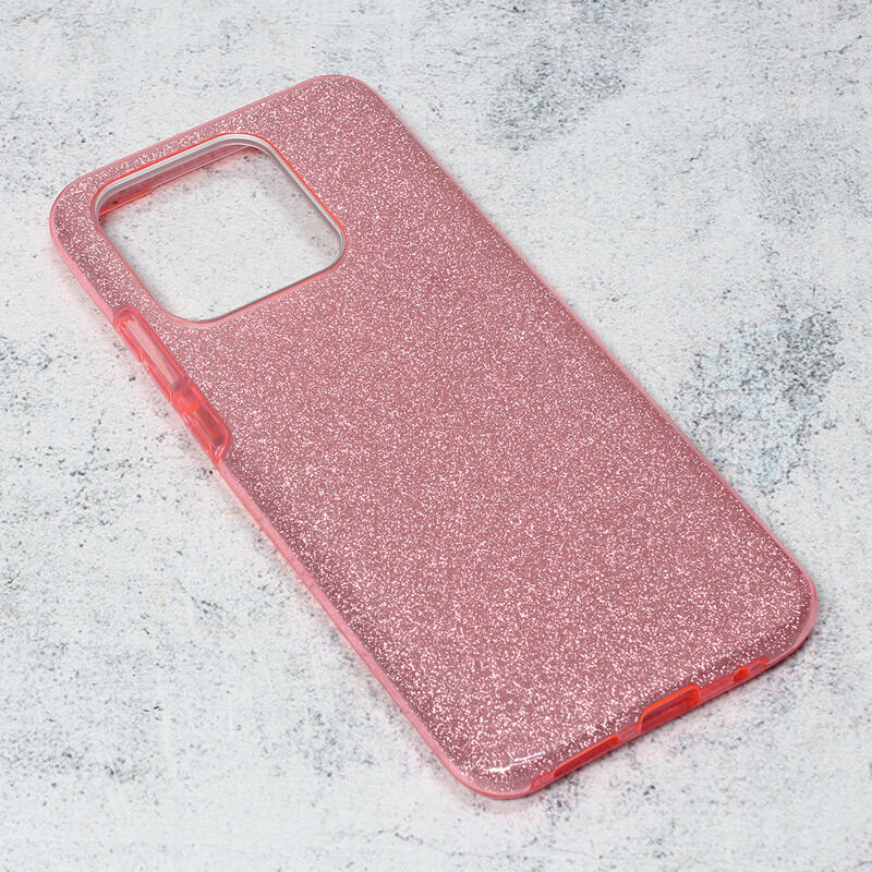 Maskica Crystal Dust za Xiaomi Redmi 10C roze