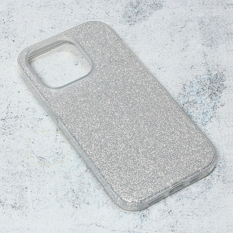 Maskica Crystal Dust za iPhone 14 6.1 Pro srebrna