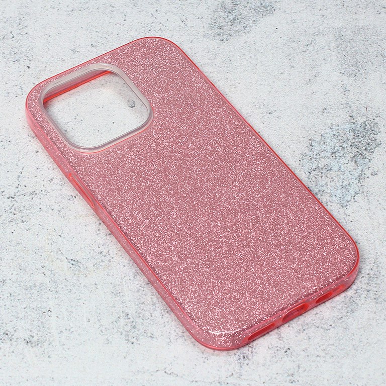 Maskica Crystal Dust za iPhone 14 6.1 Pro roze