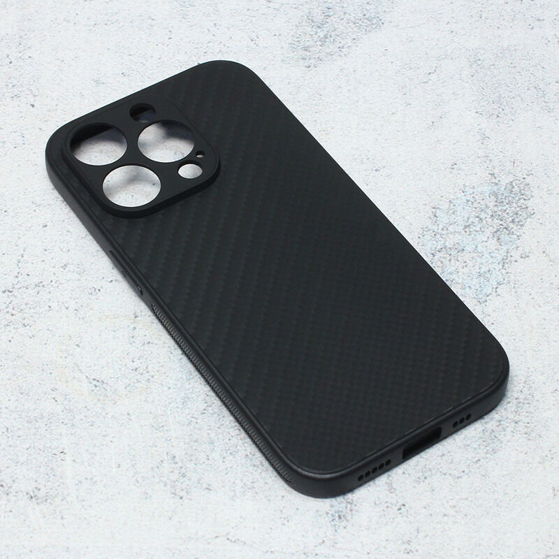 Maskica Carbon fiber za iPhone 14 Pro 6.1 crna