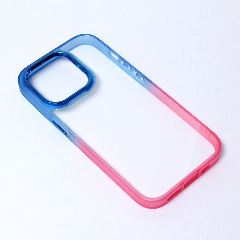 Maskica Colorful Acrylic za iPhone 14 Pro 6.1 plava