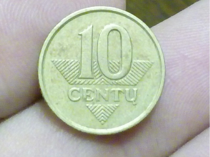 Litvanija, 10 centu 1997