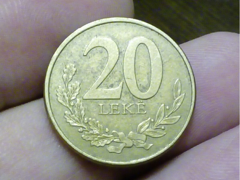 Albanija, 20 leke 2016