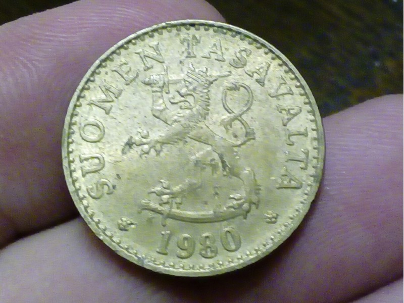 Finska, 20 penija 1980