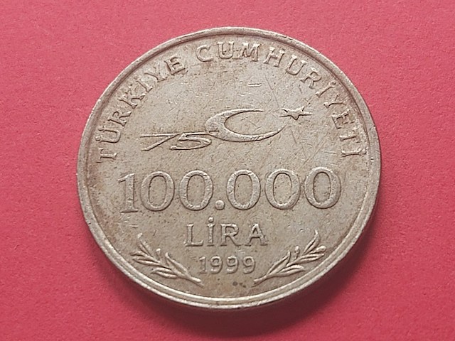 Turska  - 100.000 lira 1999 god