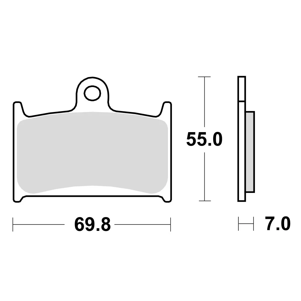 Kočione pločice TRW MCB690 (organic)