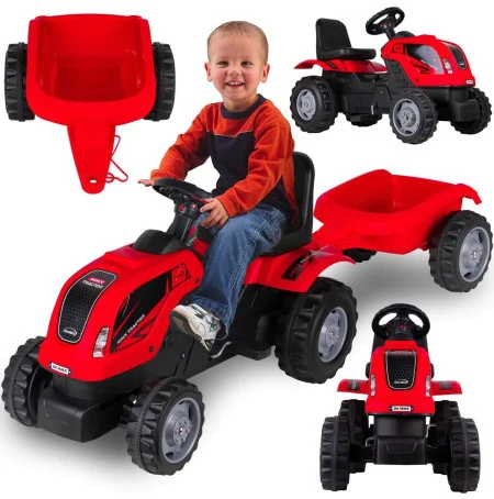 MMX Dečiji Traktor na pedale Crveni
