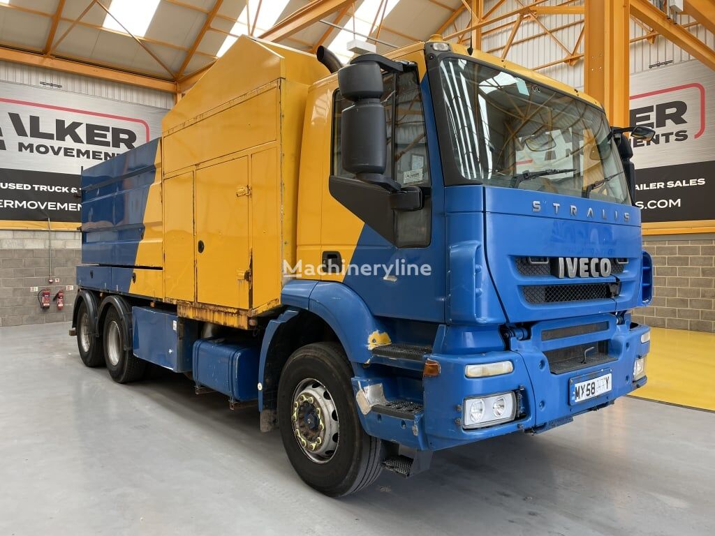 IVECO 6X4 STEEL TIPPING WASTE WATER TANKER/GULLY SUCKER vakum bager