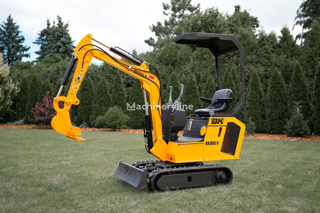 Novi Berger Kraus BK800B Nowa minikoparka Mini excavator mini bager